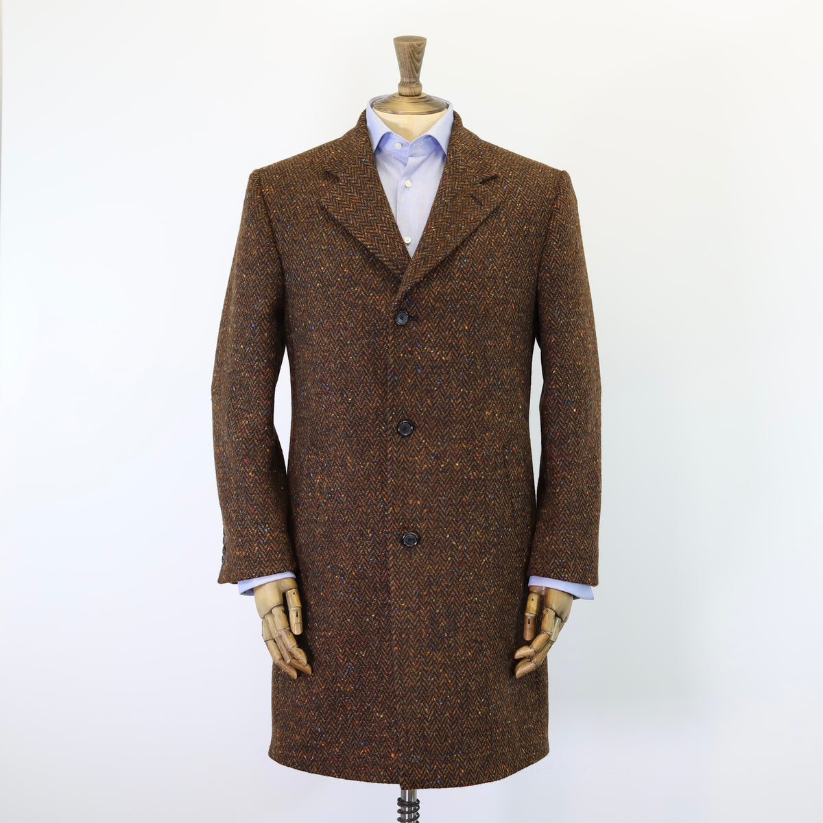 DONNELLY Donegal Handwoven Tweed Overcoat – Woven by Eddie Doherty ...